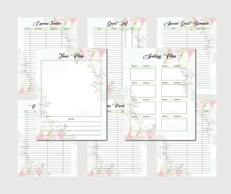 Event Planner Editable,party Planner,event Planner Printable,event ...