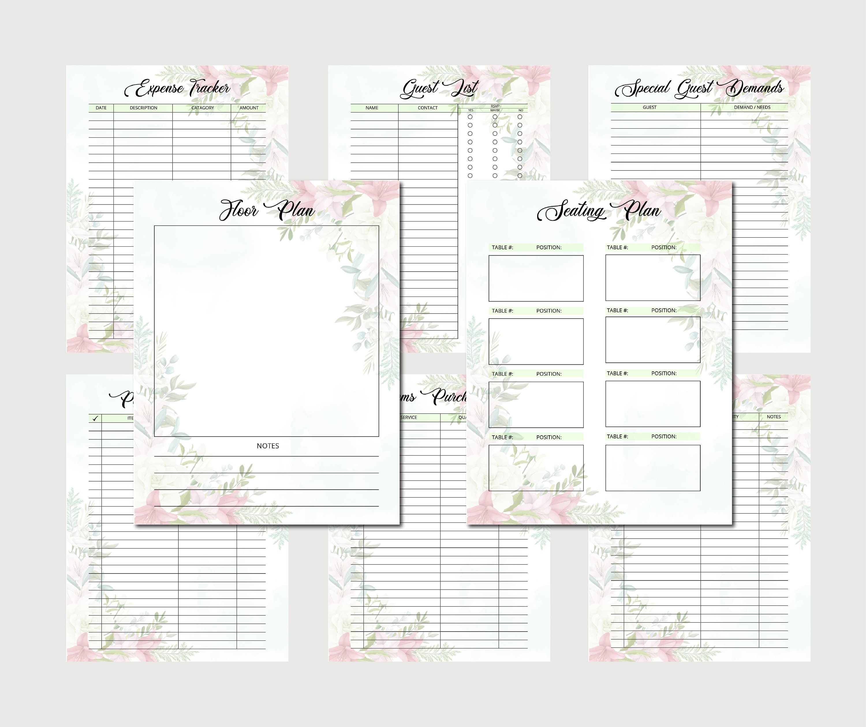 Event Planner Editable,party Planner,event Planner Printable,event ...