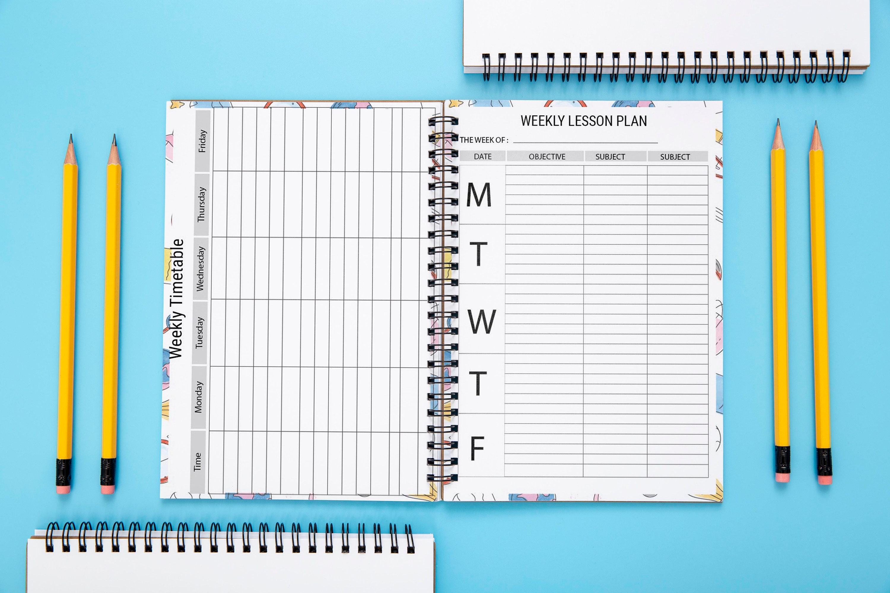 Teacher Planner,lesson Planner Printable, Academic Planner, Classroom ...