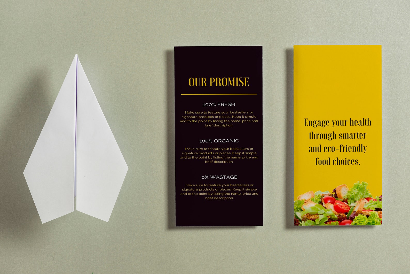 Food Trifold Brochure, Restaurant Brochure Design, Modern Food Shop ...