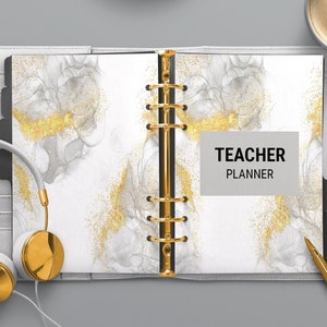 Teacher Planner Printable Pages,lesson Plan Template,academic Planner ...