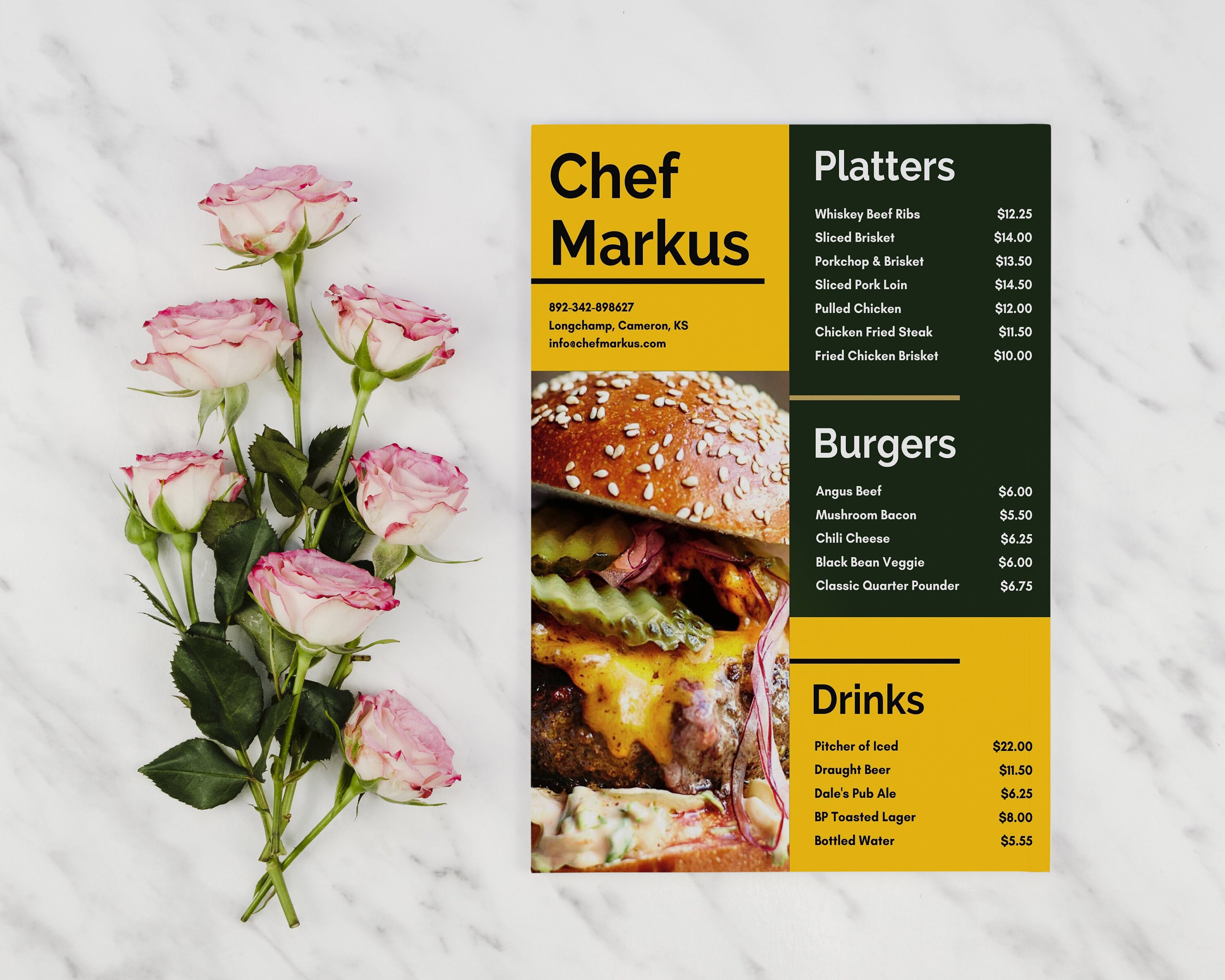 Food Menu Template,restaurant Special Menu Template,food Menu for Food ...