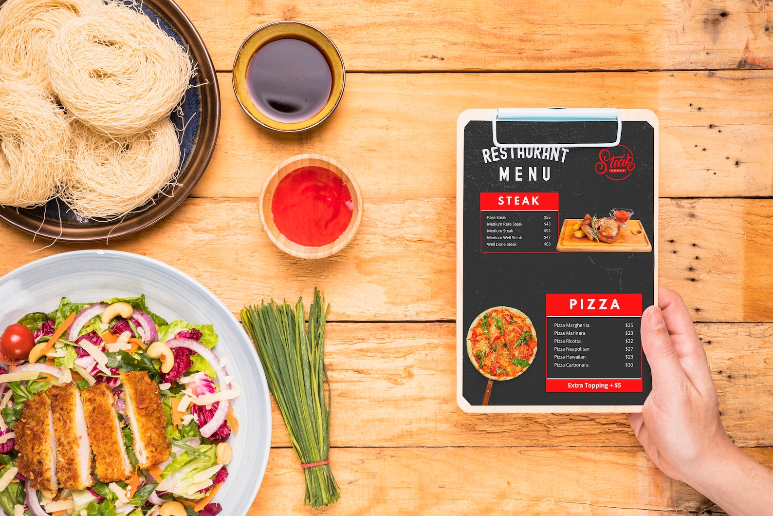 Food and Drink Menu Template, Restaurant Menu , Printable Food Menu ...