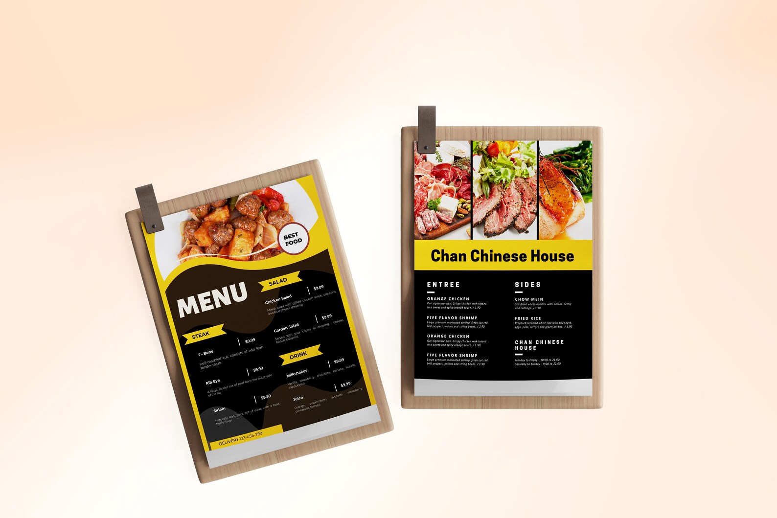 Custom Food Menu Flyer Template |restaurant Menu Template | Canva Food ...