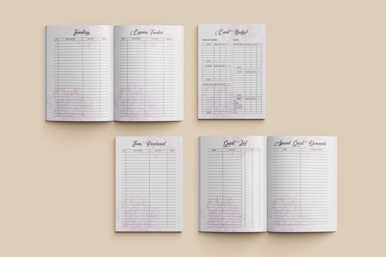 Event Planner Template | Printable Event Planner | Party Planner ...
