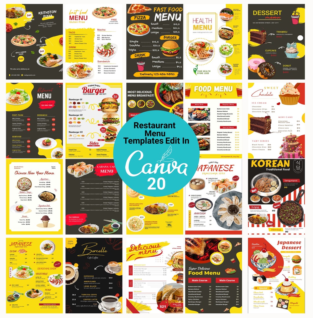 Food Menu Flyer Template,restaurant Food Menu,bar Menu Template ...