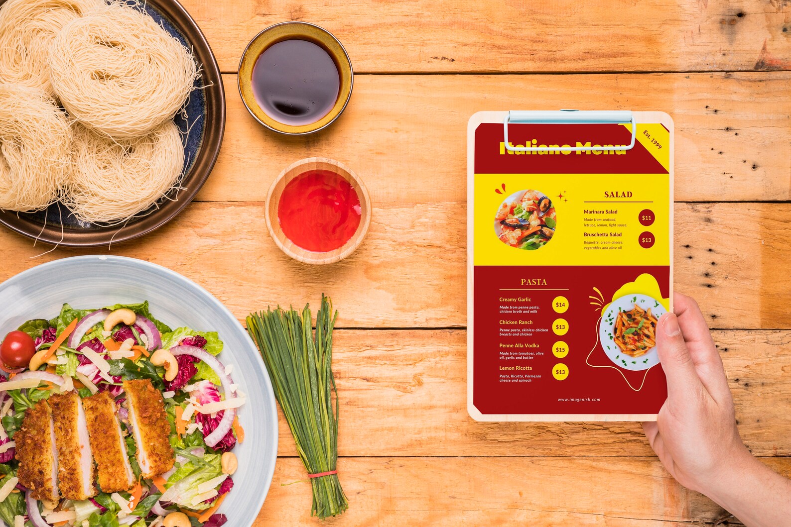 Restaurant Food Menu - Canva Food Menu Templates - Printable Restaurant ...