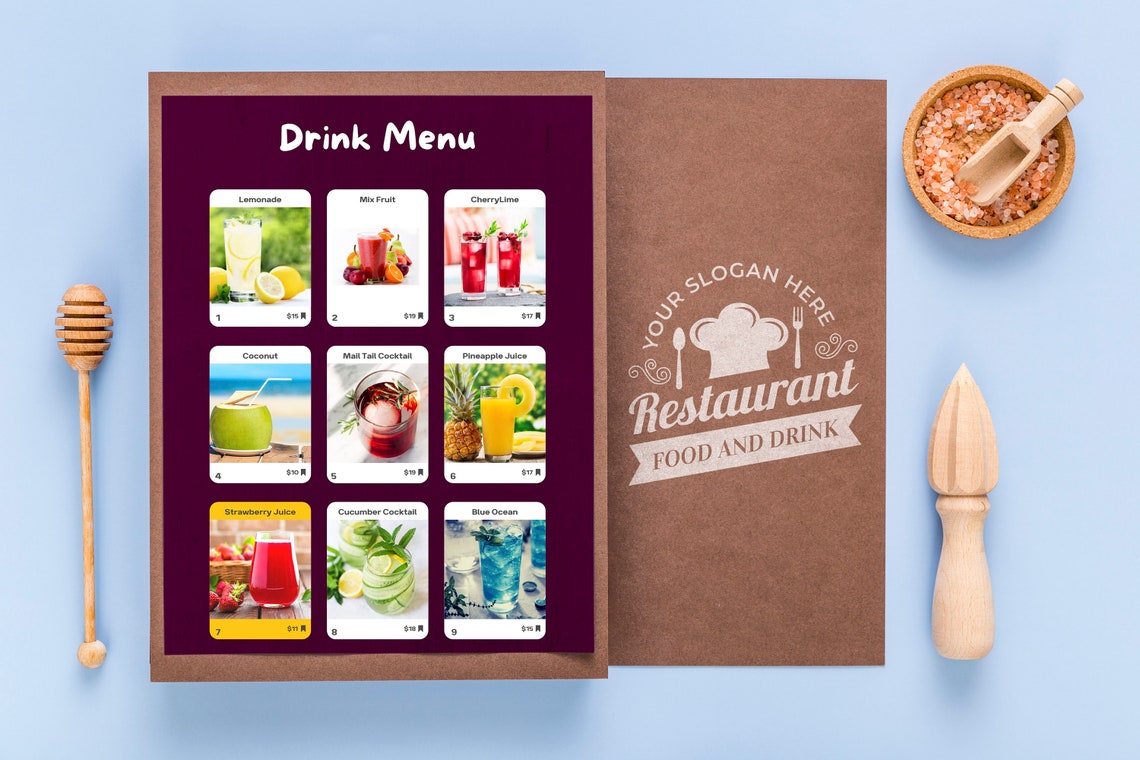 Food Menu Template,cafe Menu Design, Restaurant Food Menu Printable ...