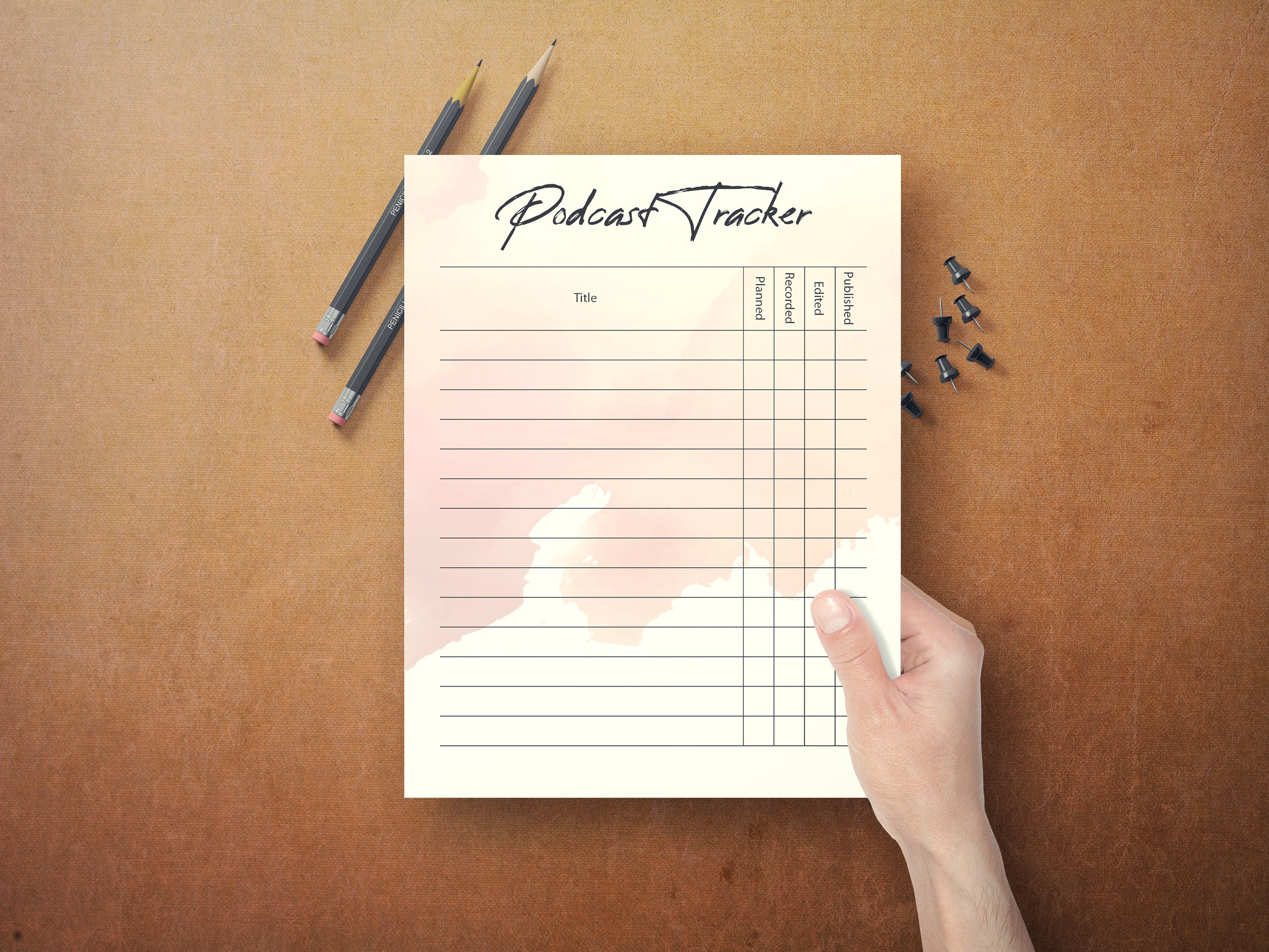 Podcast Planner,printable Podcast Planner,podcast Checklist,podcast ...