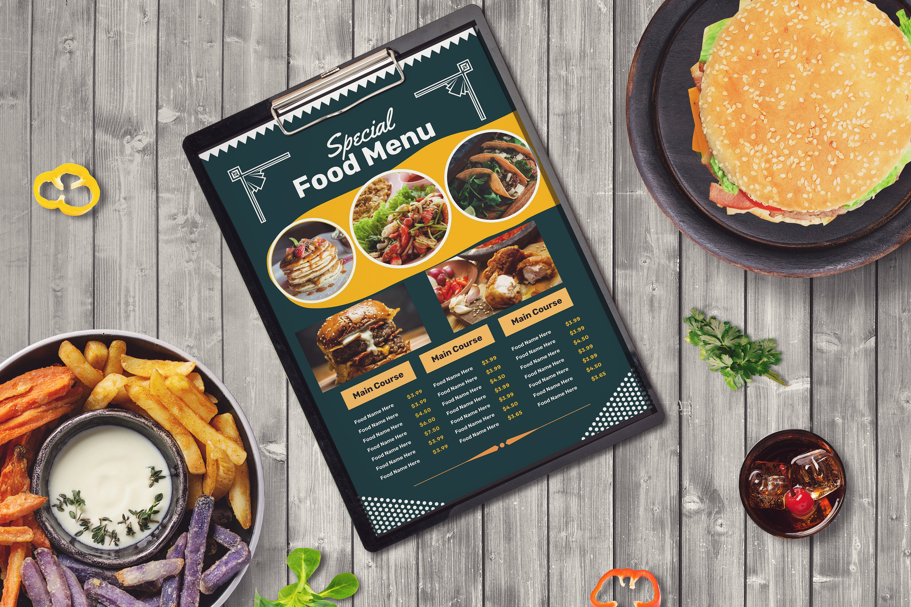 Restaurant Menu,canva Editable Menu, Menu Design, Cafe Menu,trendy Menu ...