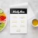 Restaurant Custom Menu Template , Canva Editable Menu Template, Food ...
