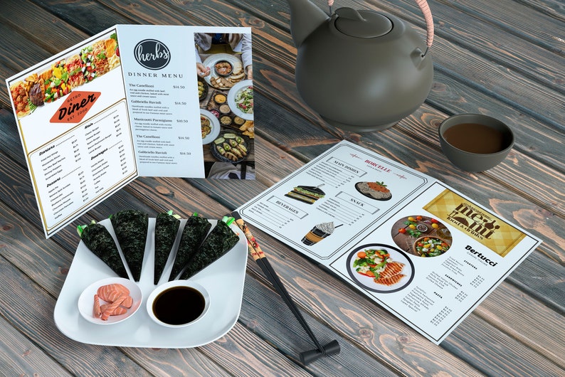 Food Menu Flyer Template,restaurant Flyer Template,printable Editable ...
