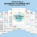 Business Planner Printable BUNDLE, Business Organizer, Small Business ...