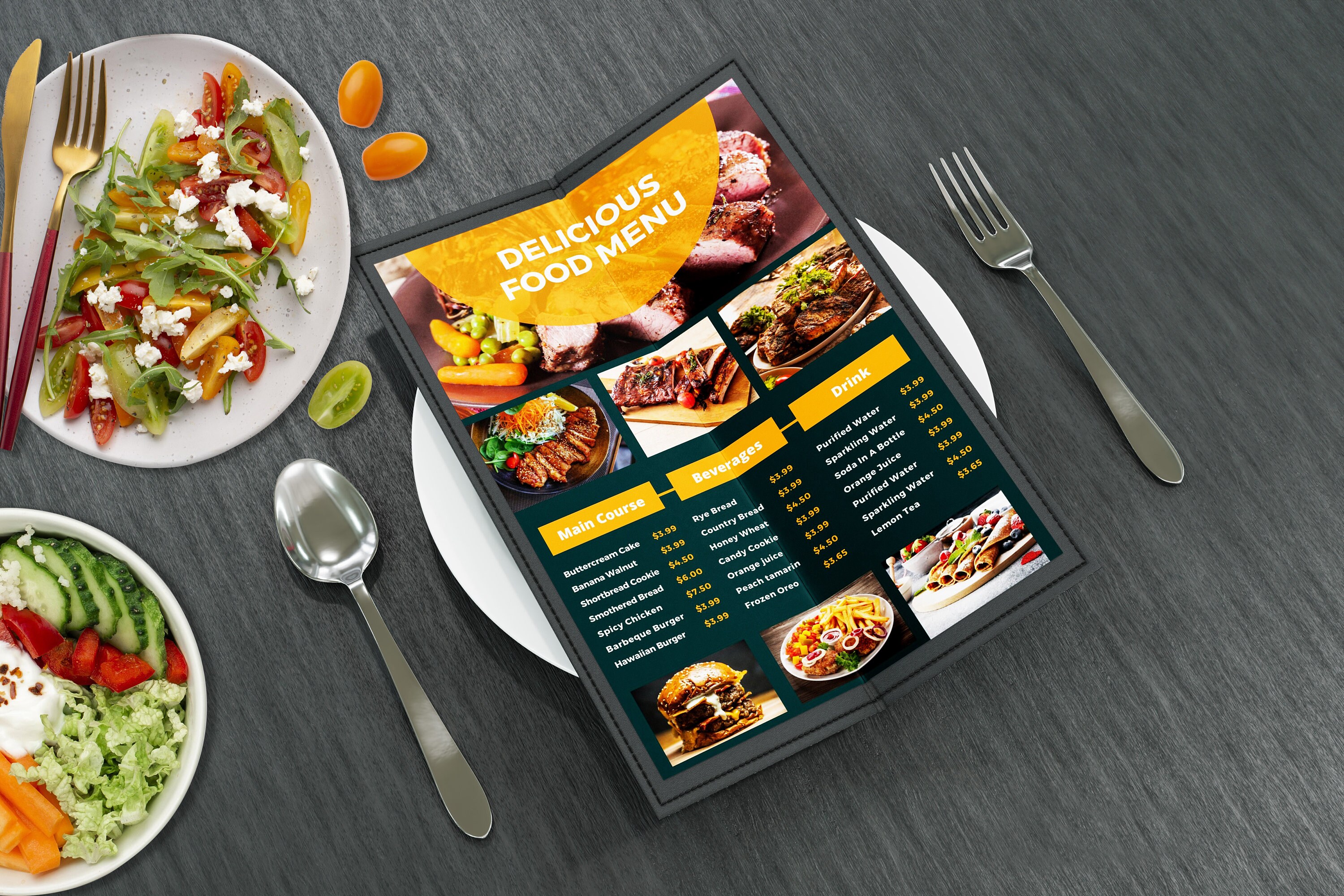 Restaurant Menu,canva Editable Menu, Menu Design, Cafe Menu,trendy Menu ...