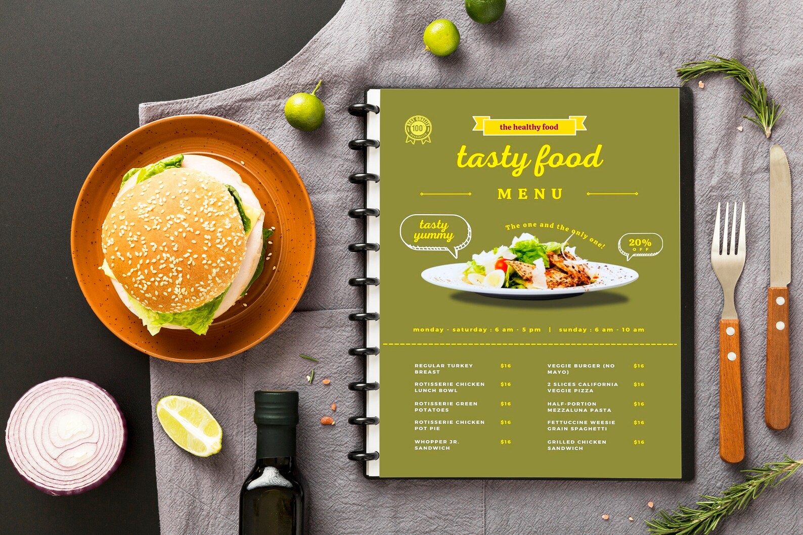 Simple Restaurant Menu Template,food Truck Menu Template, Restaurant ...