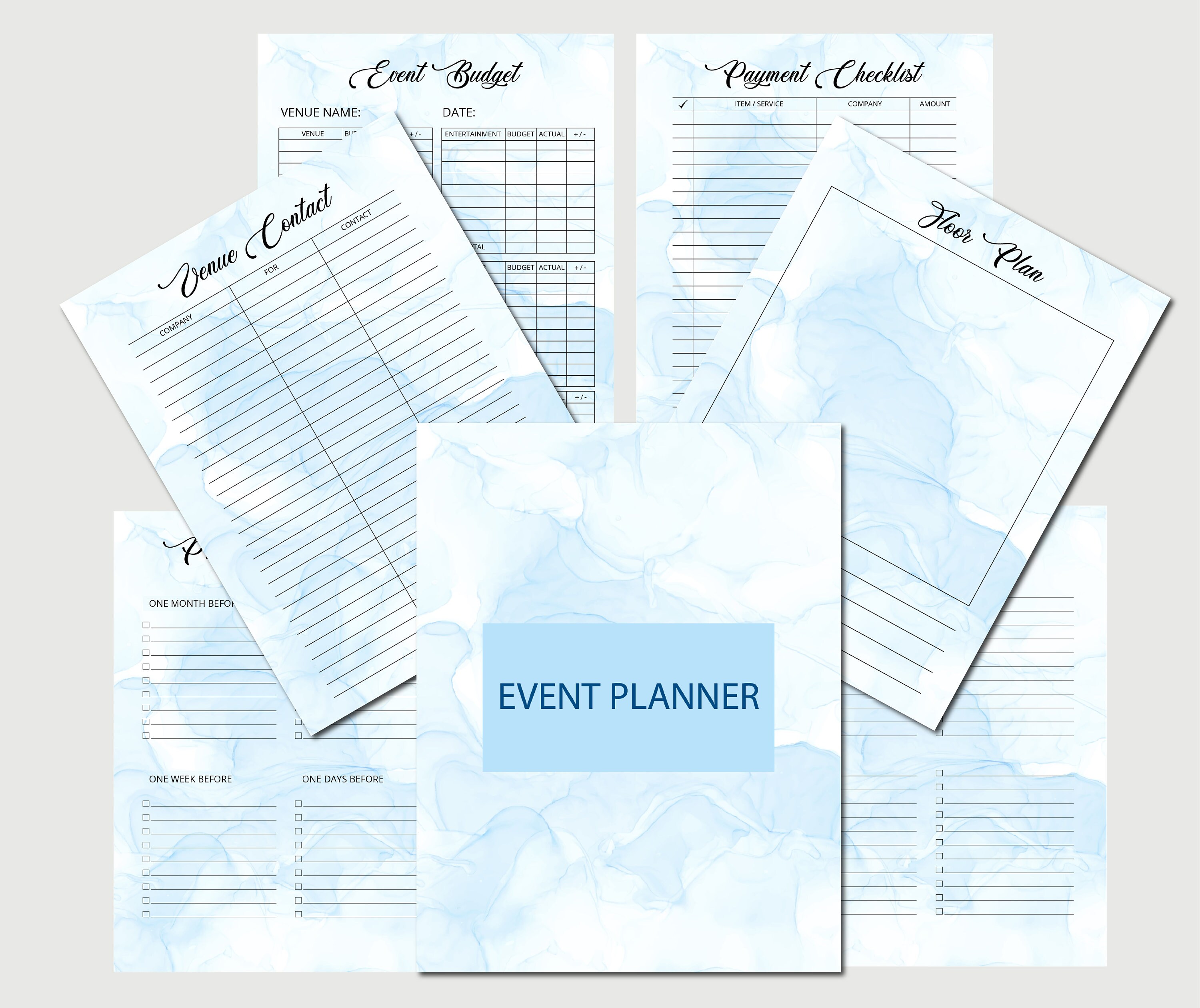 Event Planner Printable, Party Planner, Event Organizer,event Schedule ...