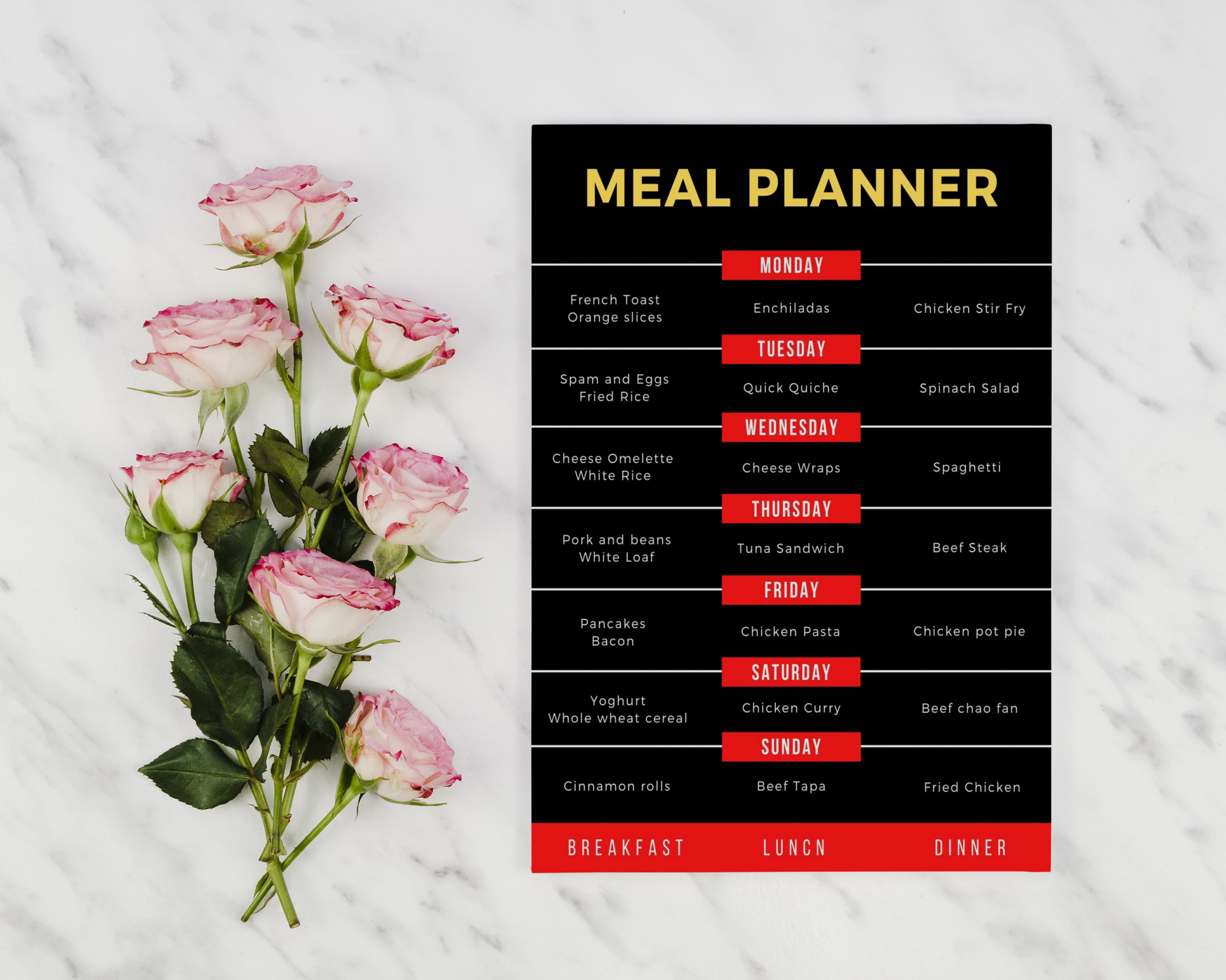 Food Menu Template,trendy Menu, Restaurant Food Menu, Canva Editable ...