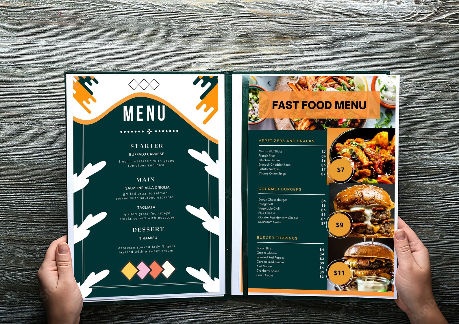 Restaurant Menu,canva Editable Menu, Menu Design, Cafe Menu,trendy Menu ...