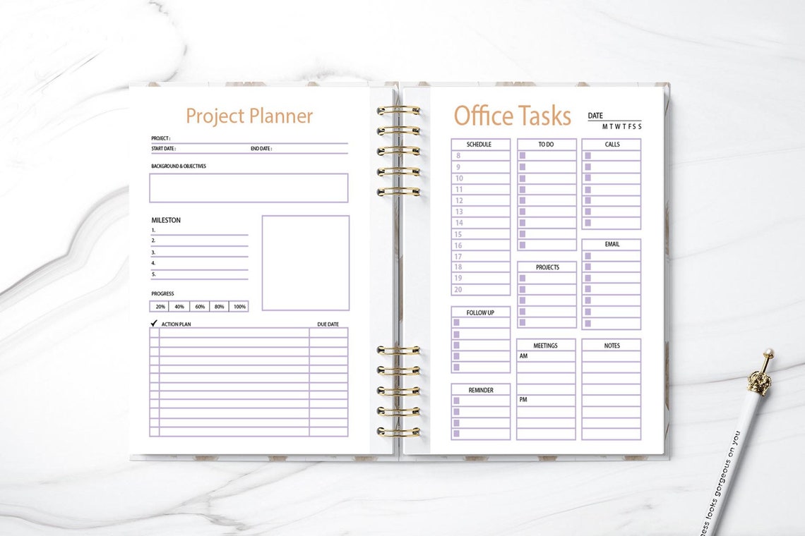 Office Organizer Work Planner Printable Office Task - Etsy