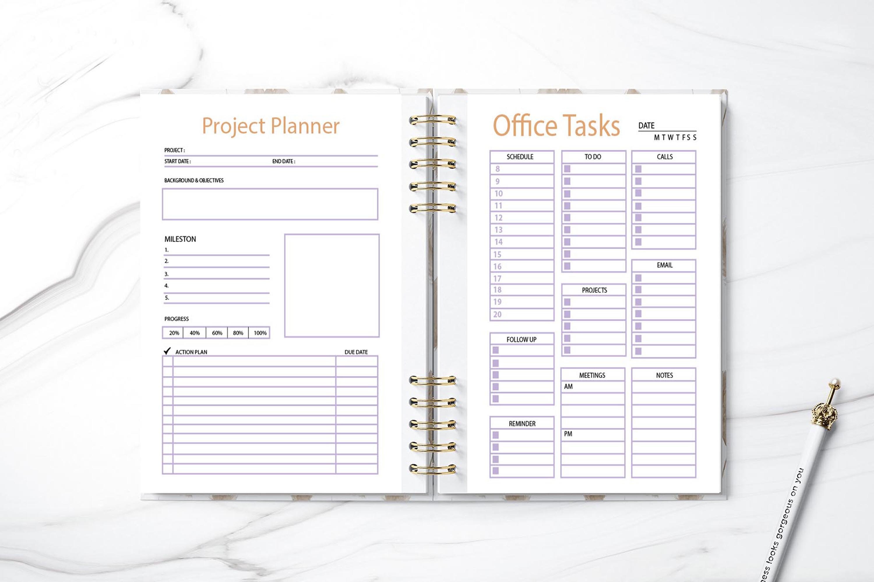 Office Organizer Work Planner Printable Office Task - Etsy