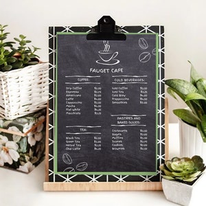 Food Editable Menu, Restaurant Menu Template,a4 Size Menu, Café Menu ...