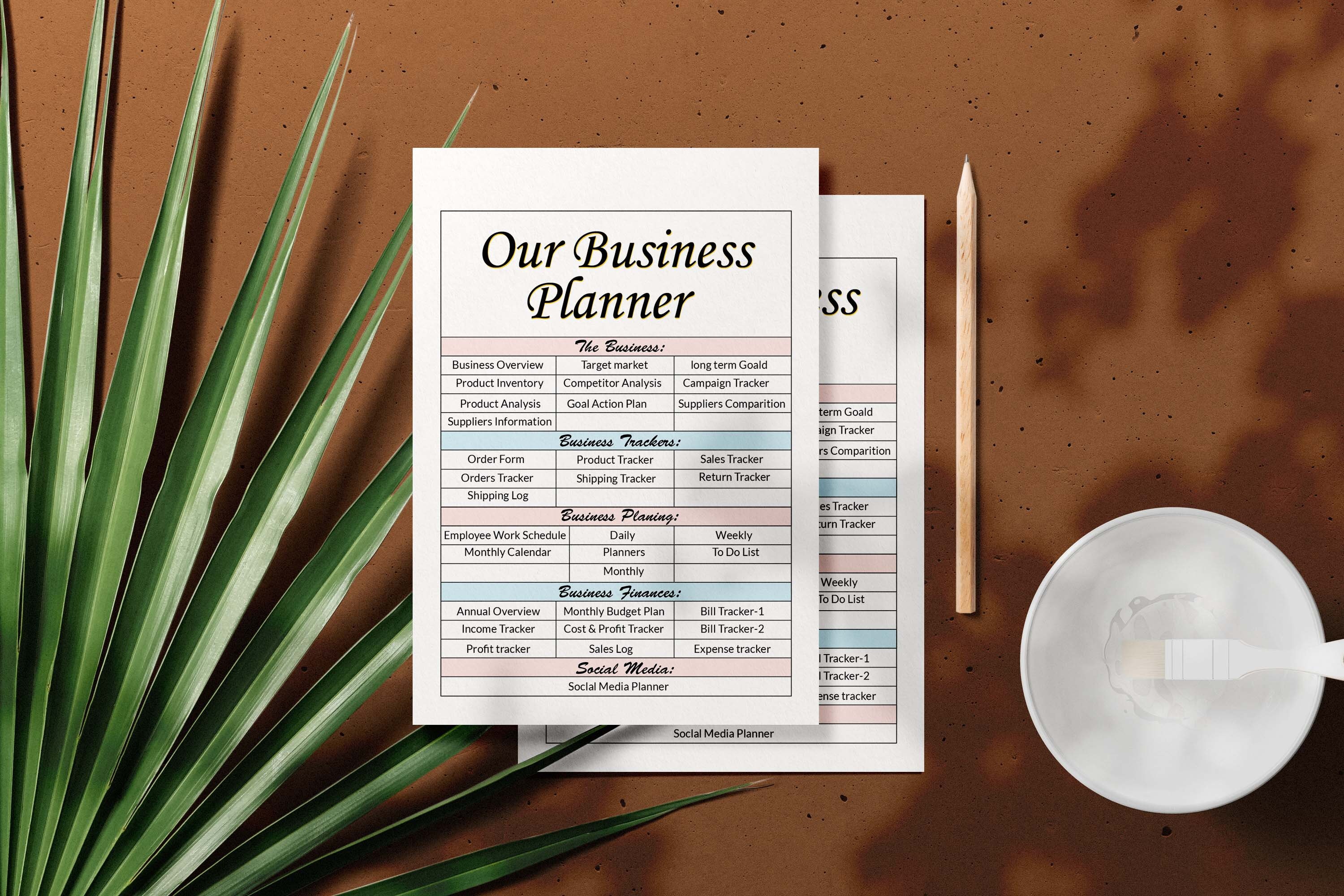 Business Planner Printable BUNDLE, Business Organizer, Small Business ...
