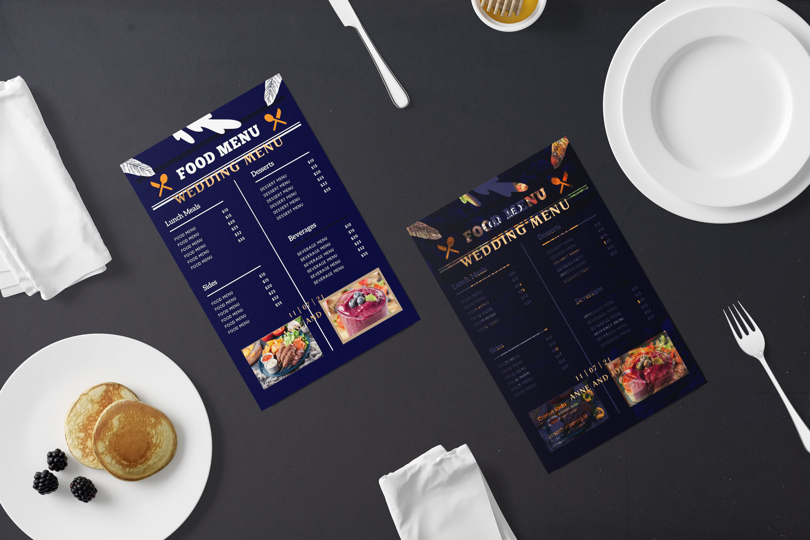 Digital Restaurant Menu Flyer Template,food Menu Template, Cafe Menu ...