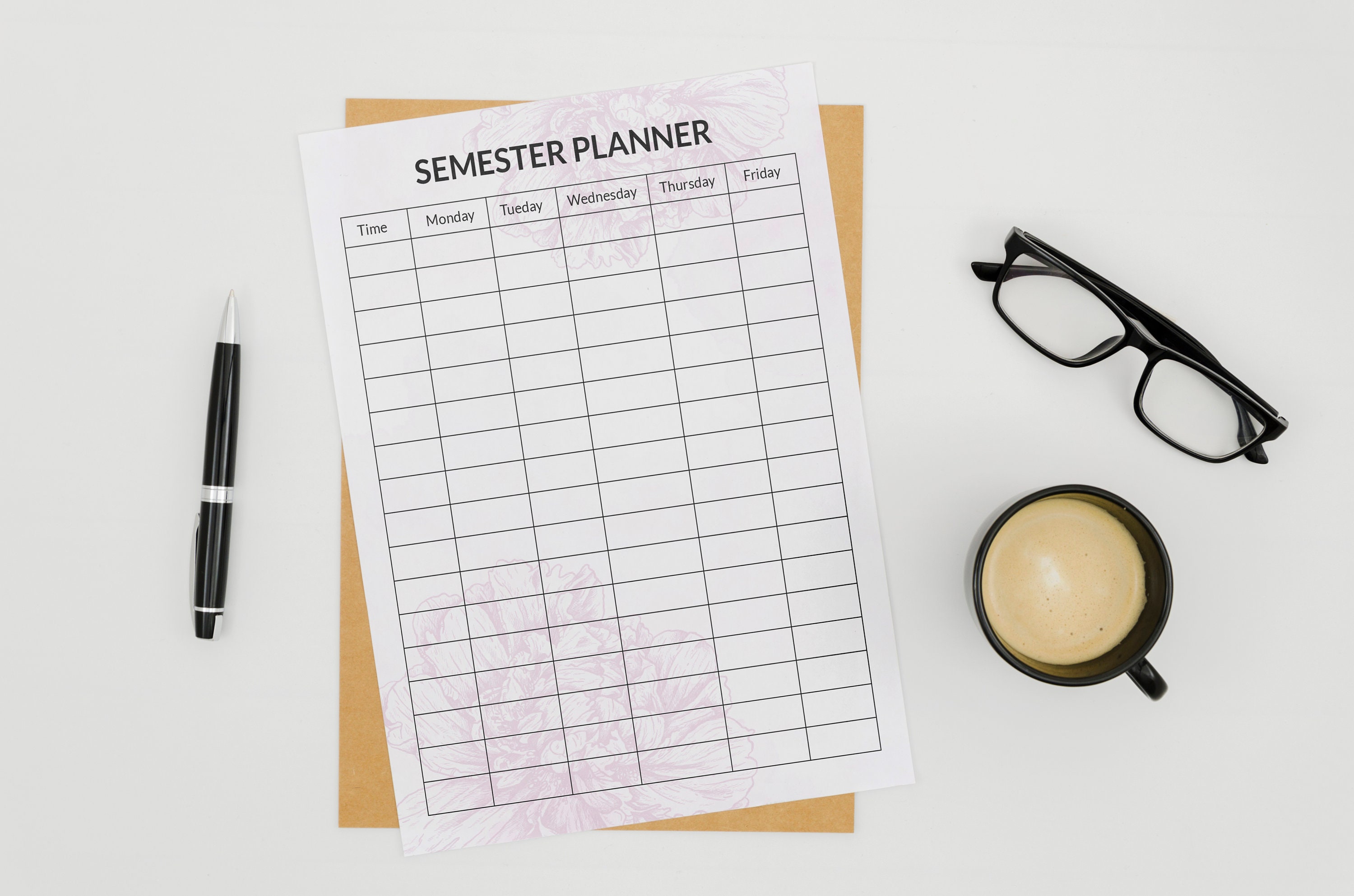 Editable Student Planner, Study Planner Printable, Academic Planner ...