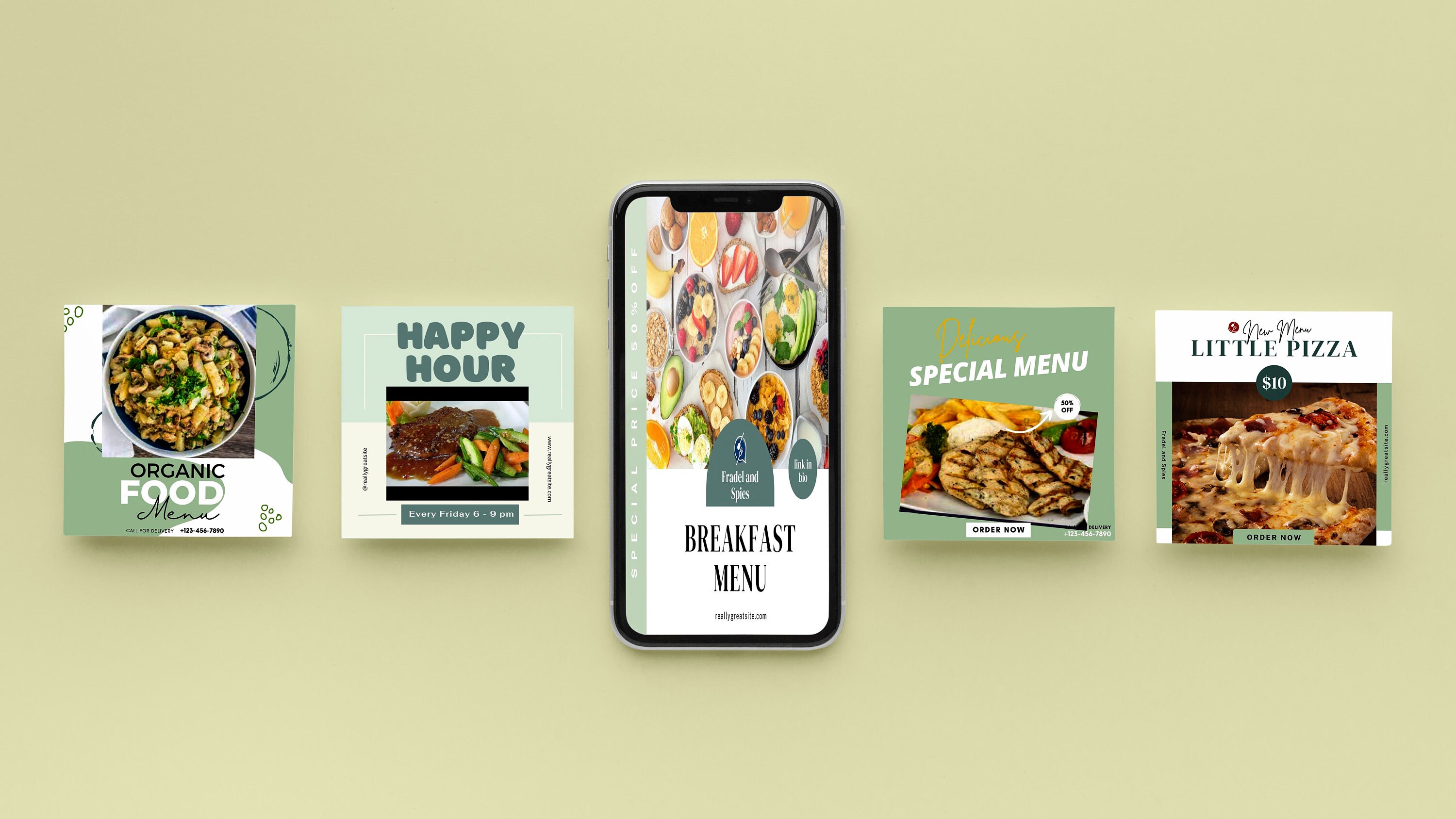 30 Social Media Post for Restaurants | Restaurant Instagram Templates ...