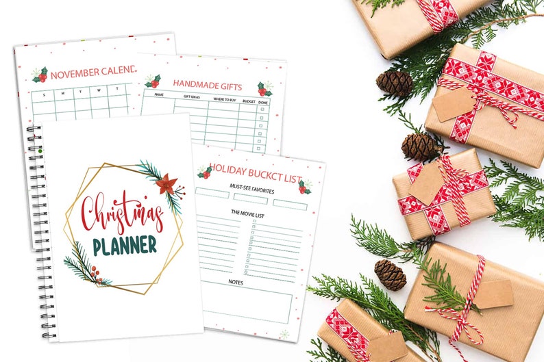Christmas Planner Printable, Holiday Planner,christmas Organizer ...