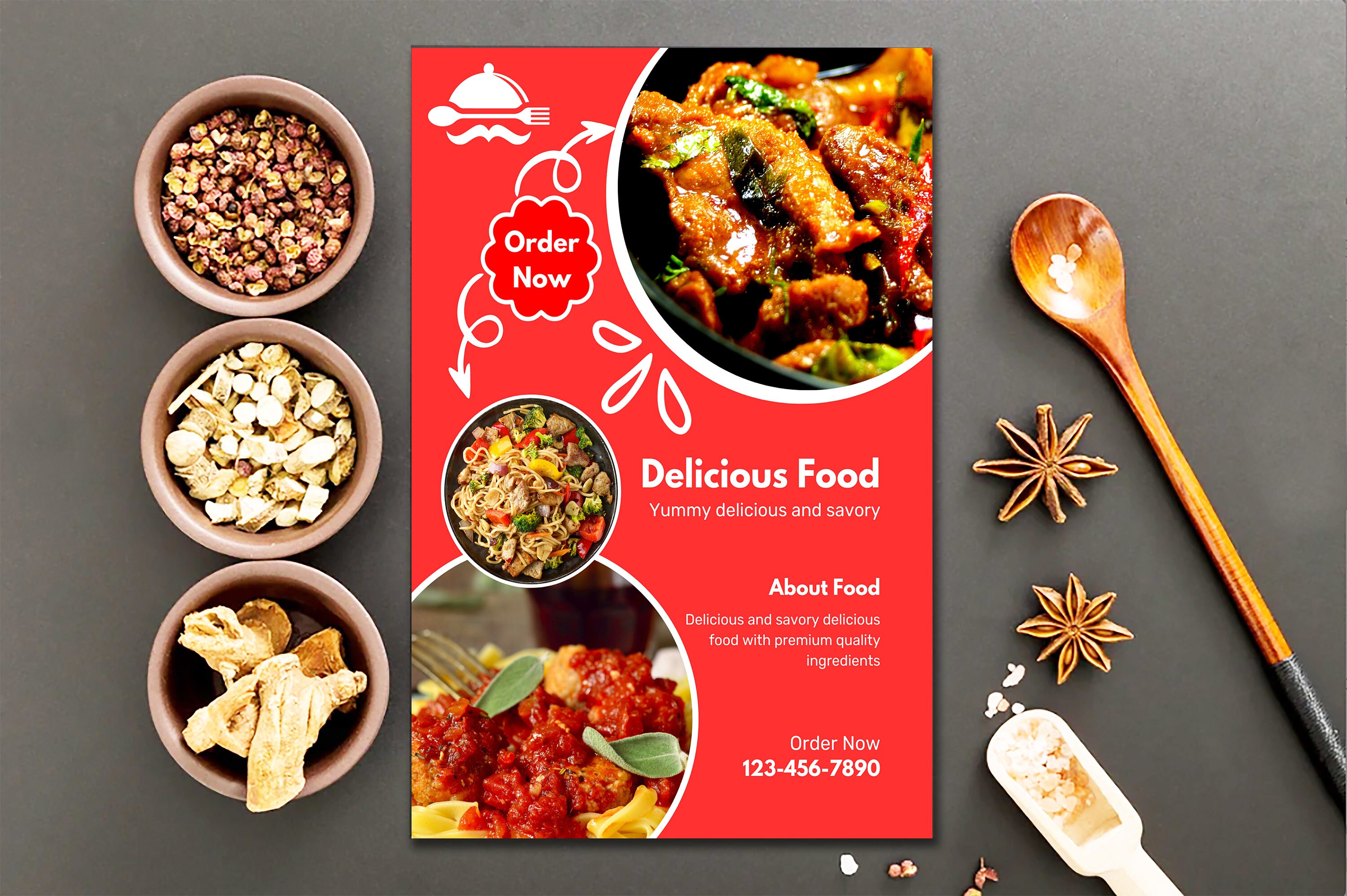 Custom Restaurant Menu, Food Menu Flyer Template, Canva Editable Menu ...