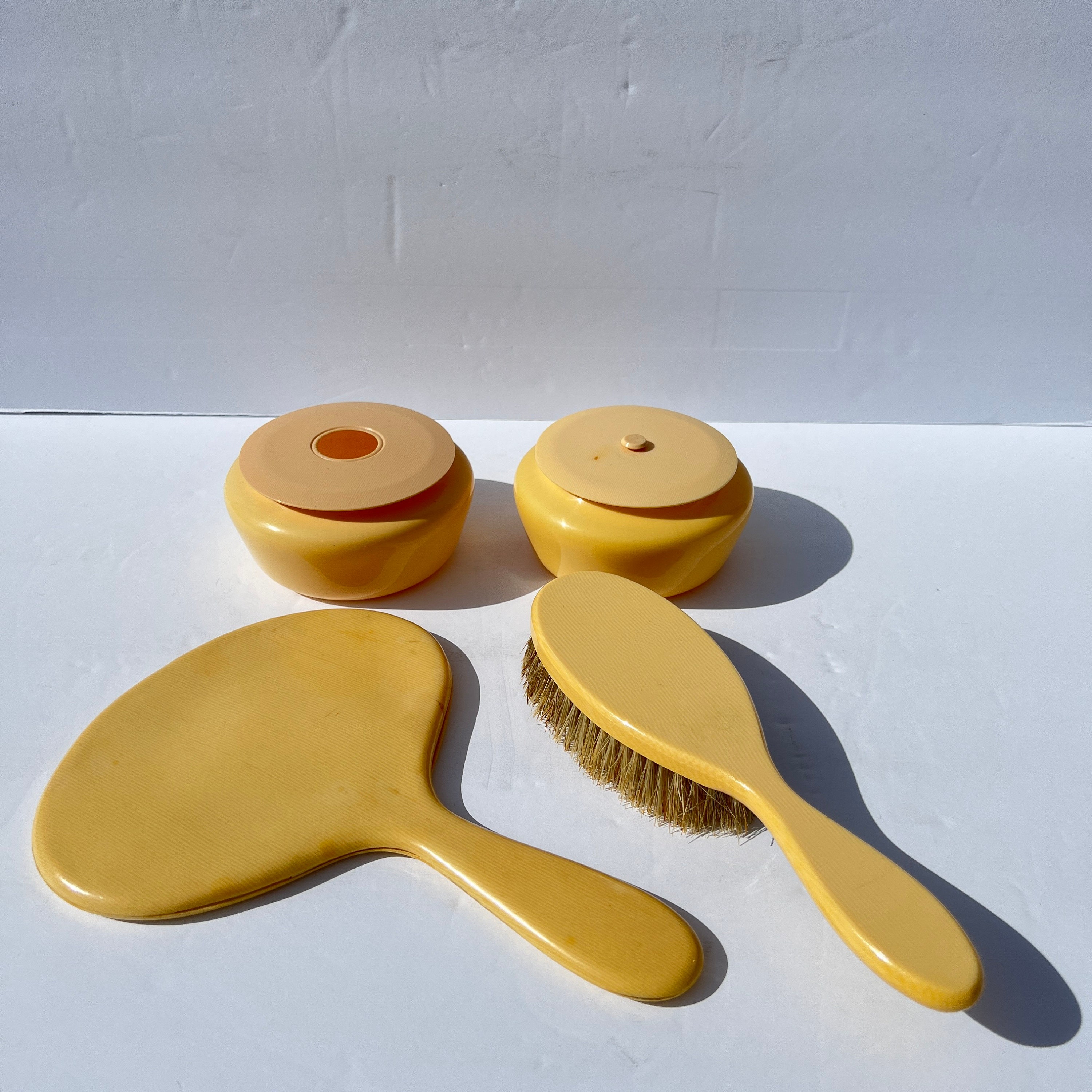 Celluloid Vanity Art Deco Dresser Set French Ivory With Brush - Etsy