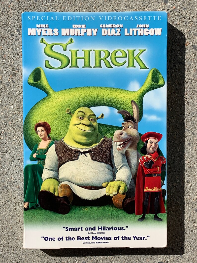 VHS Tape SHREK VHS 2001 Special Edition Big Box Dreamworks - Etsy Canada