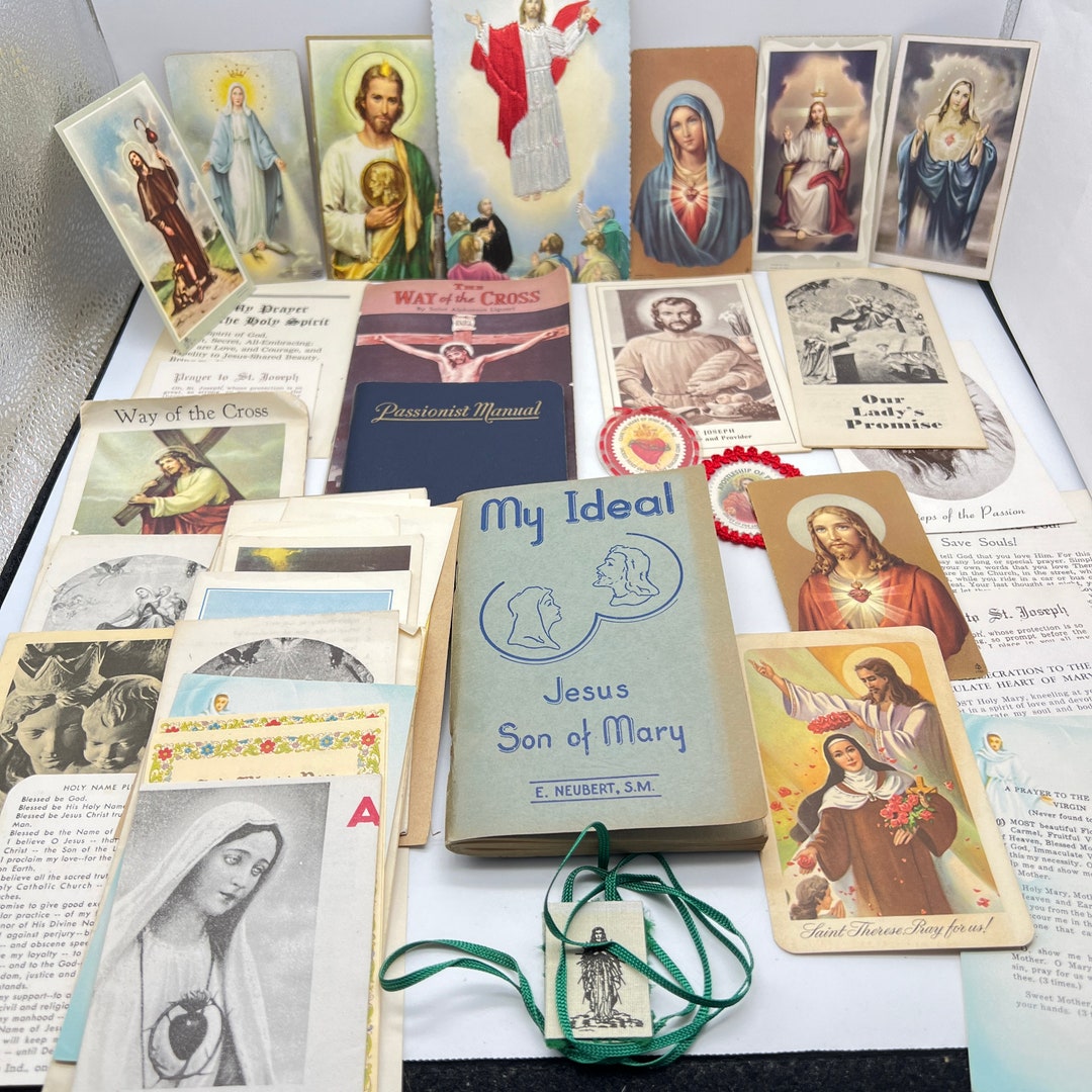 Catholic Prayer Books Cards Pamphlets Catholicism Manual My Ideal Jesus ...