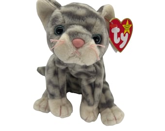 Silver the Cat Beanie Babies - Etsy