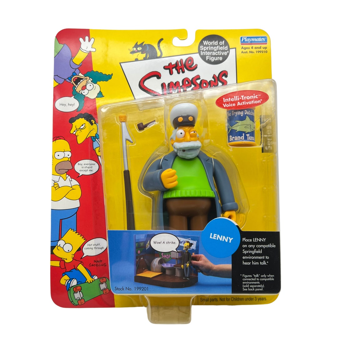 The Simpsons RARE Misprint CAPTAIN Mccallister Voice Activated World of ...