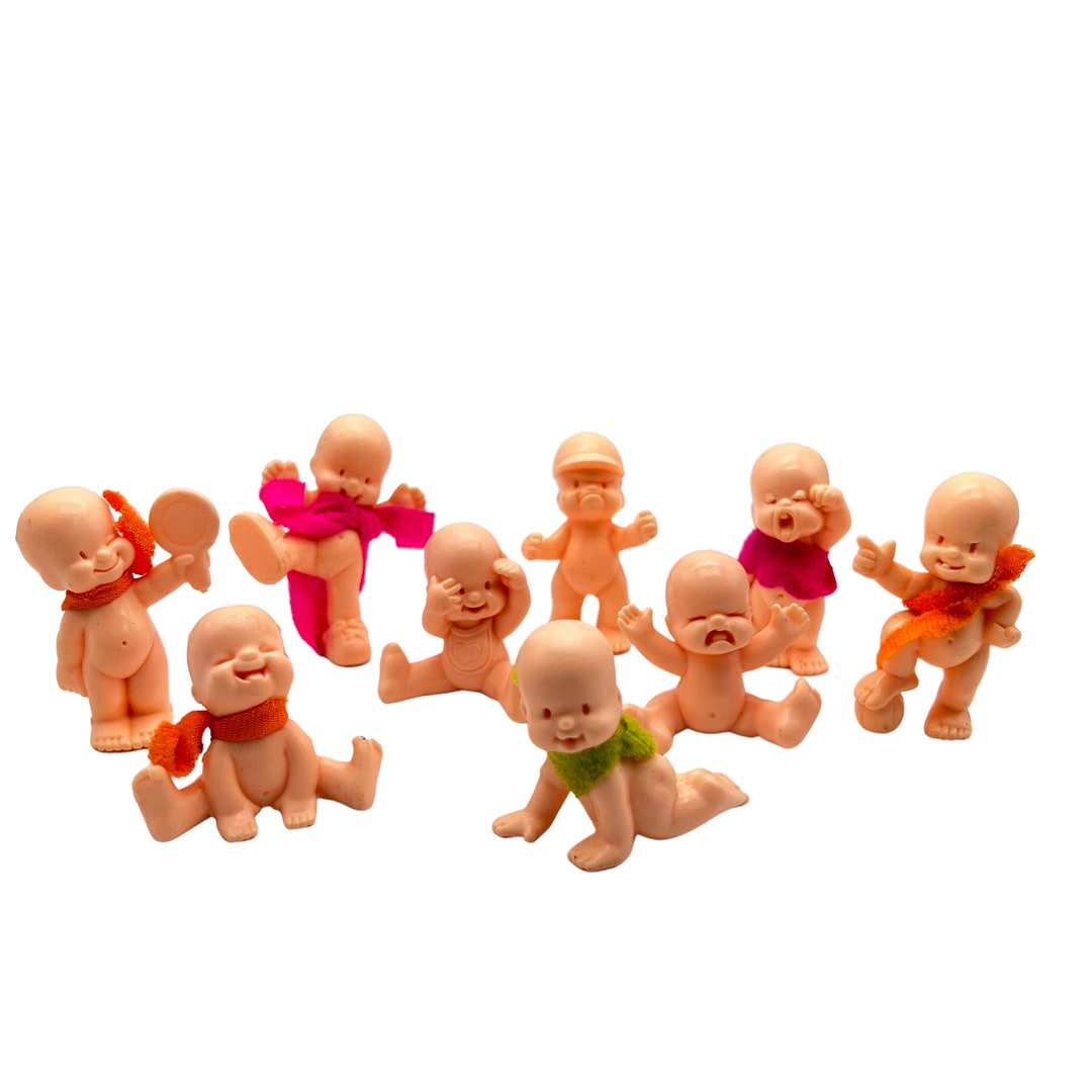 Vintage 1990's Hasbro Lil Babies Dolls Toy Mini Figures Lot Set of 9 - Etsy
