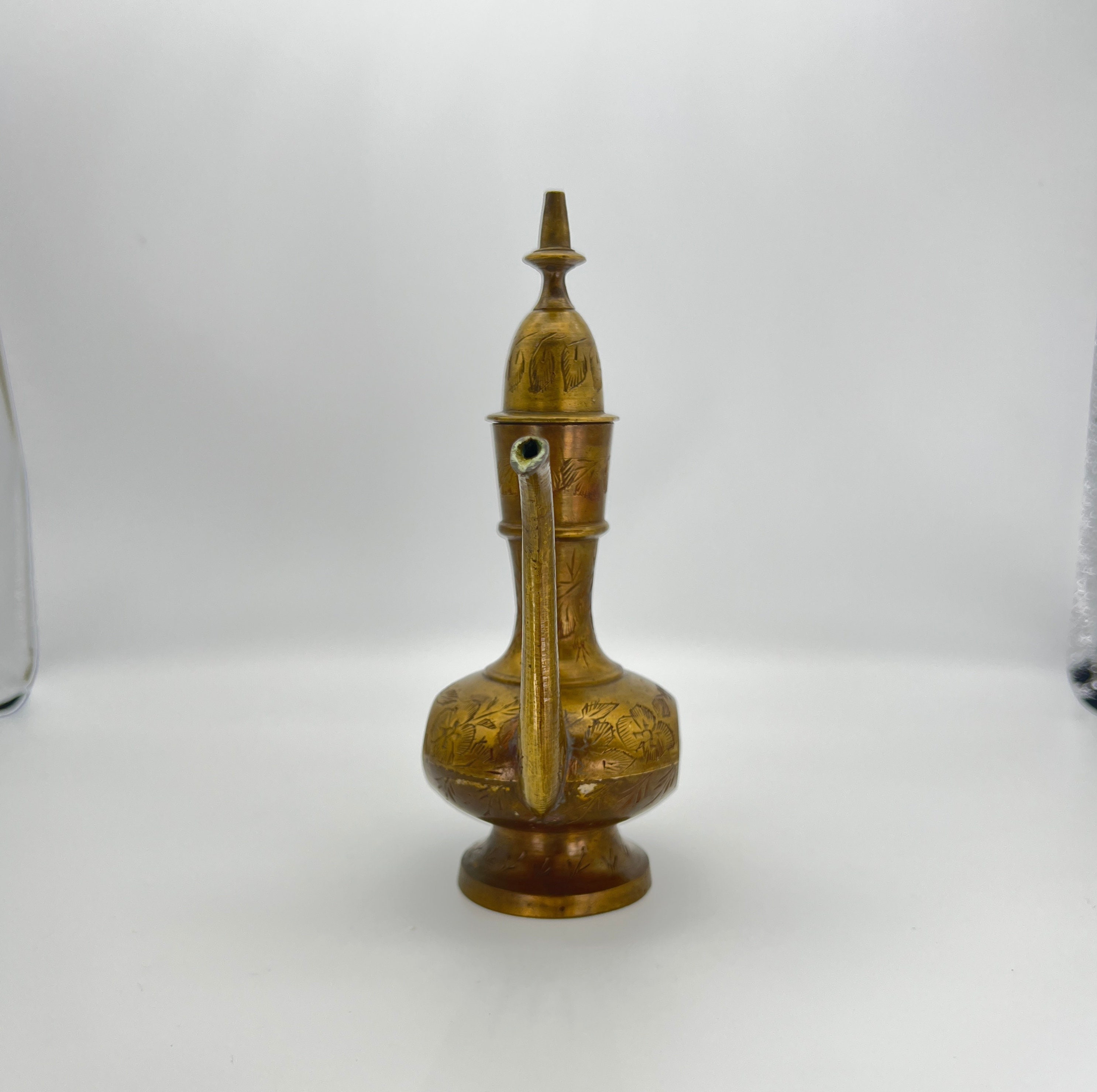 Vintage Solid Brass Aftaba Ewer Water Pitcher Decanter Genie - Etsy