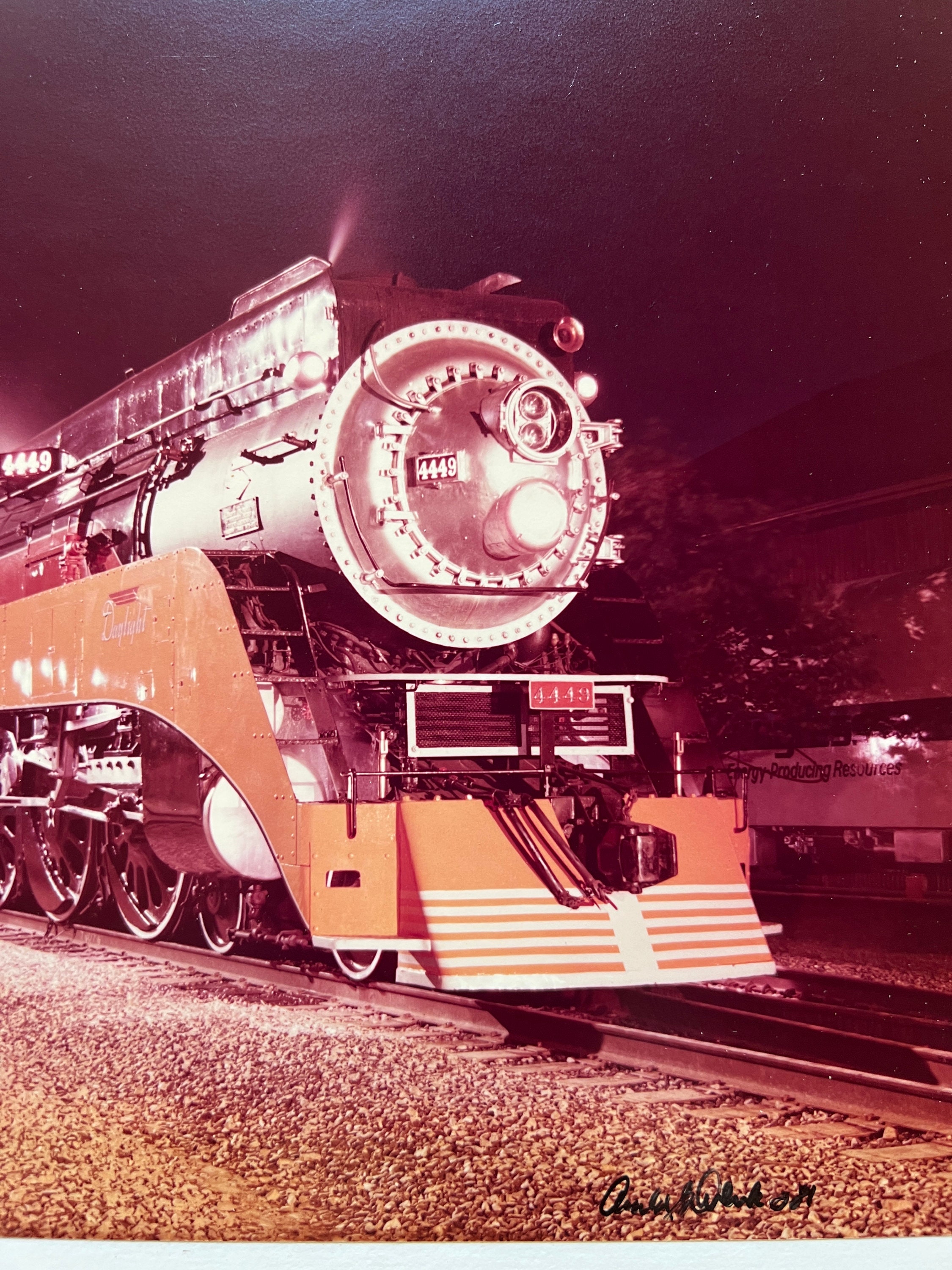 Southern Pacific Daylight Steam Train Southern Pacific 4449 At Worden,
