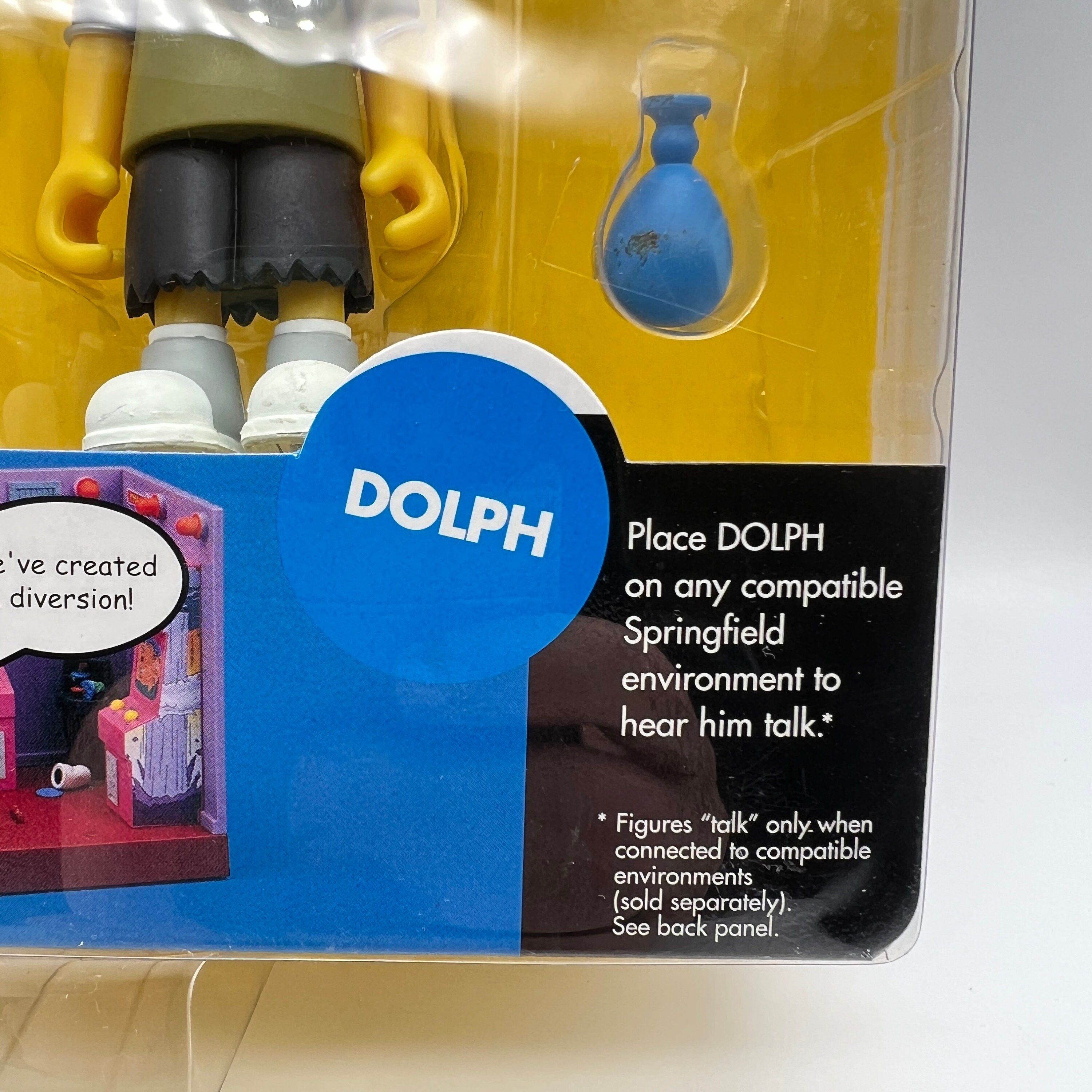 The Simpsons DOLPH Voice Activated World of Springfield Interactive ...