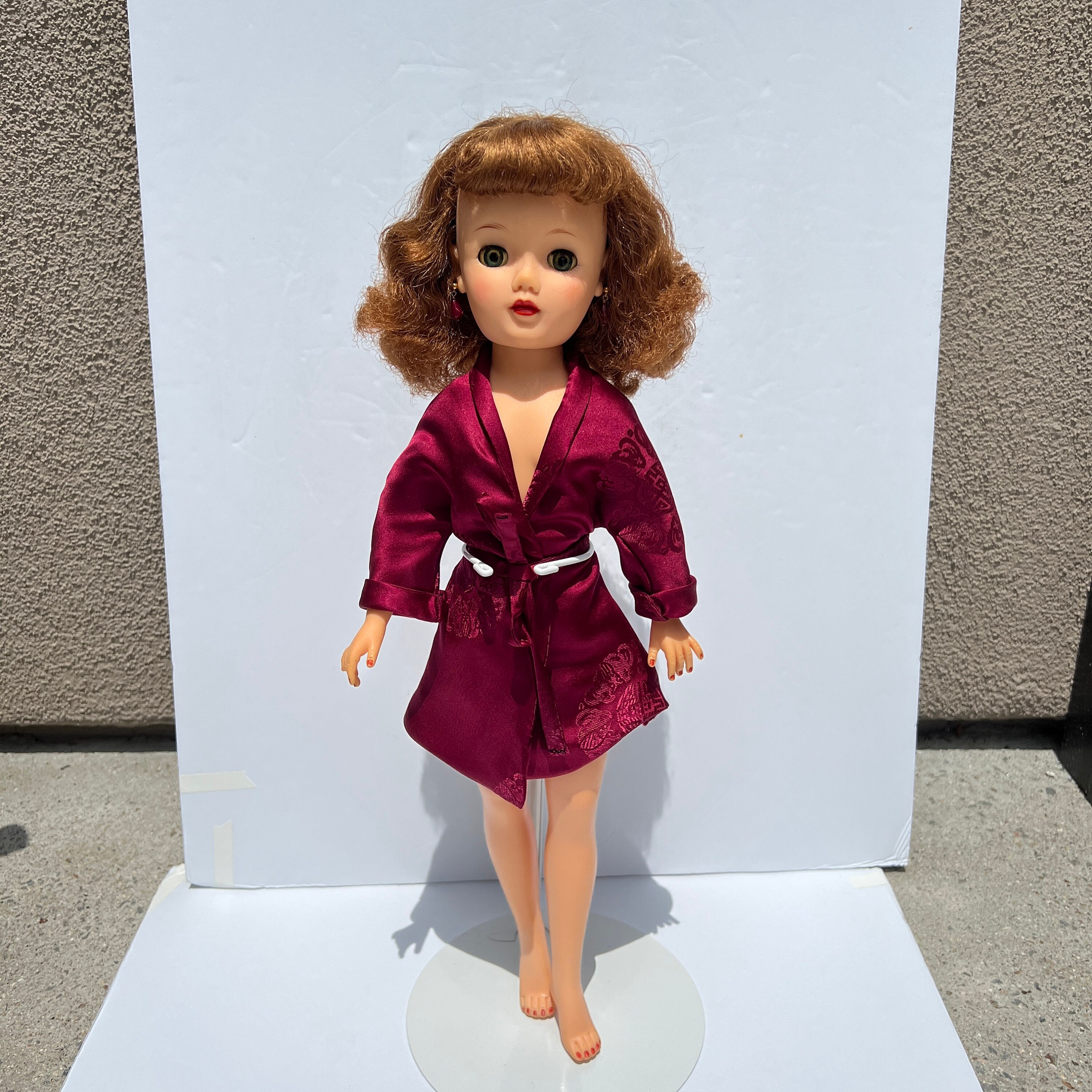 Ideal Miss Revlon 20 Inch Doll Silk Burgundy Boudoir - Etsy