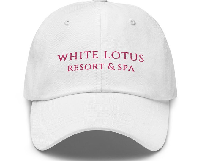 White Lotus Dad Hat - Etsy