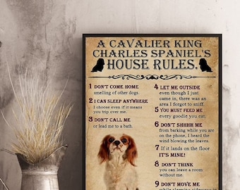 Cavalier King Charles Metal Sign - Etsy