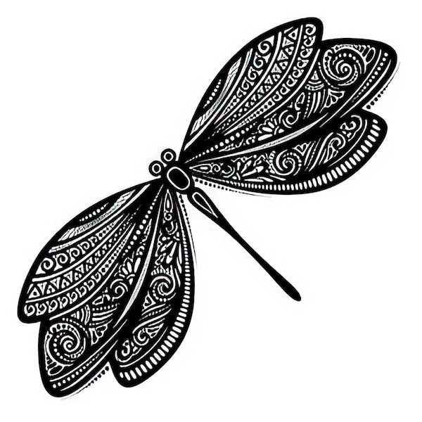 Moth Tattoo - Etsy