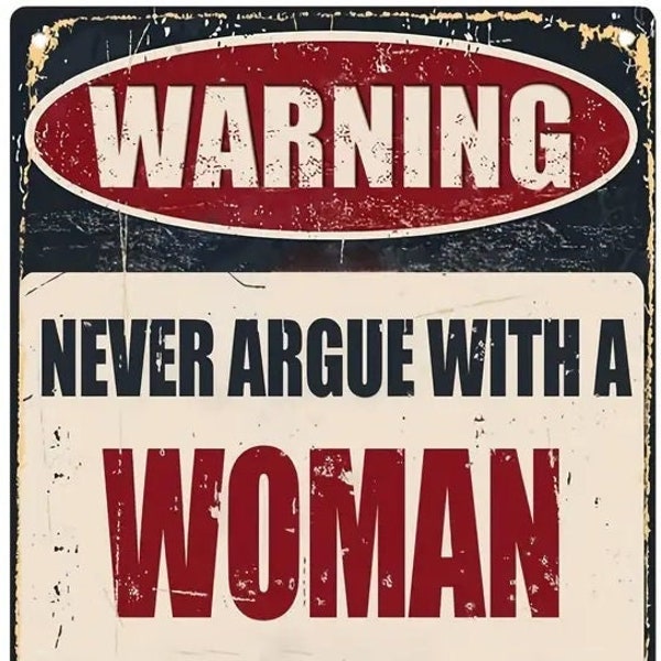 Vintage Warning Sign - Etsy