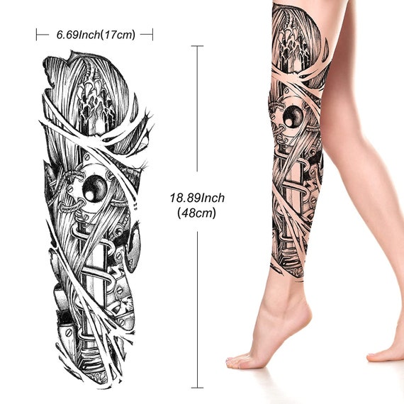 New School Tattoo Designs For Men Sleeves