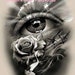 Eye and Rose Tattoo Designs, Printable Wall Art (digital File) - Etsy