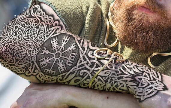 Nordic sleeve tattoo - Bronctattooaus.com