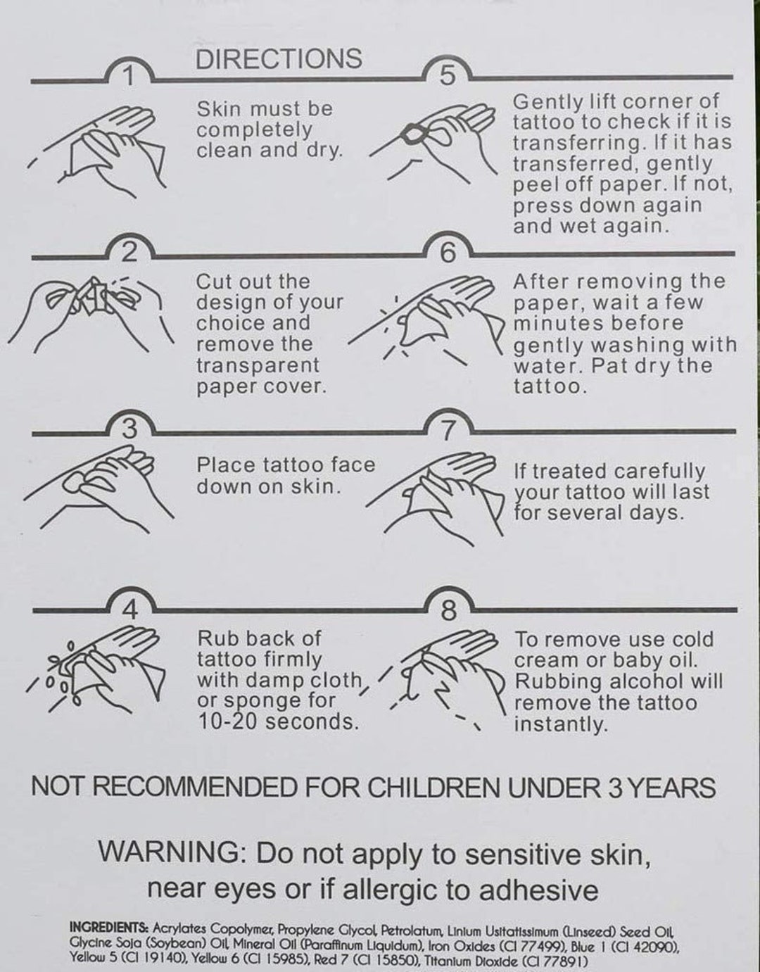 3D Realistic Under Boob Nether Region Female Temporary Tattoos ...