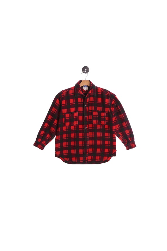 vintage red flannel shirt - Gem
